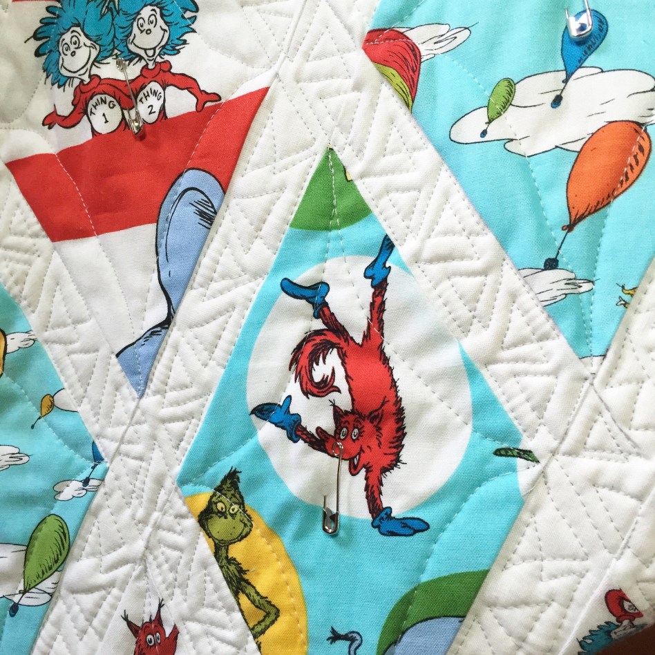 Tutorial: Wonky Triangles FMQ for Narrow Sashing | Night Quilter