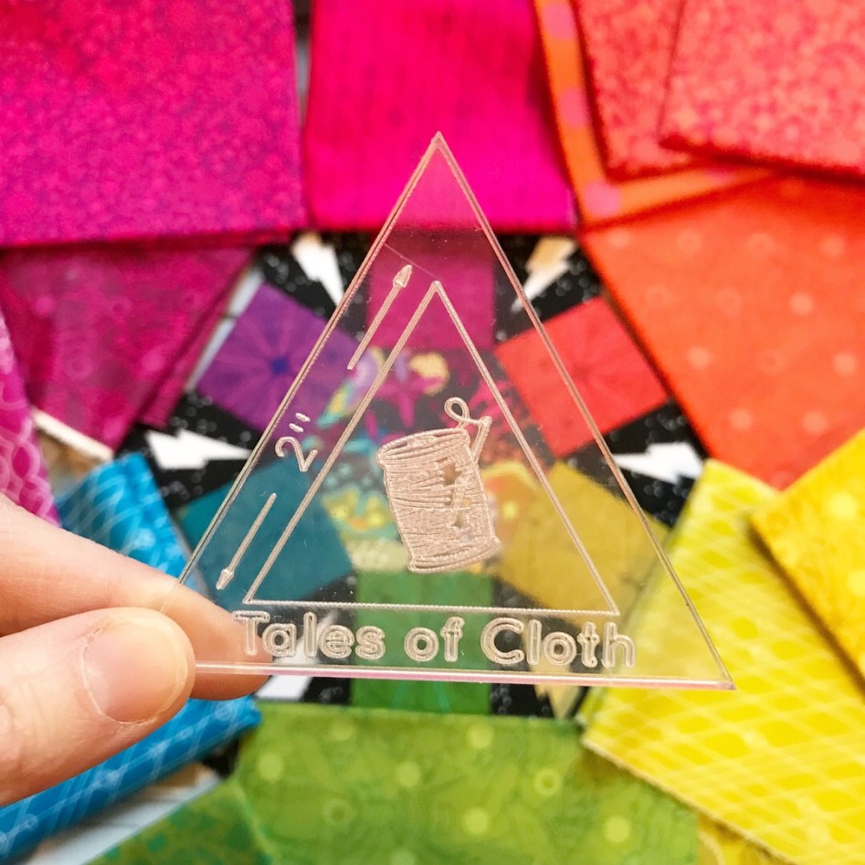 Mandolin Quilt Block Progress, My Newest Rainbow EPP | Night Quilter